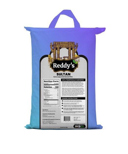 Reddy's Sultan Extra Long Basmati Rice 10 LB
